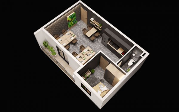 30+ Mẫu thiết kế Officetel đẹp đốn tim người nhìn!