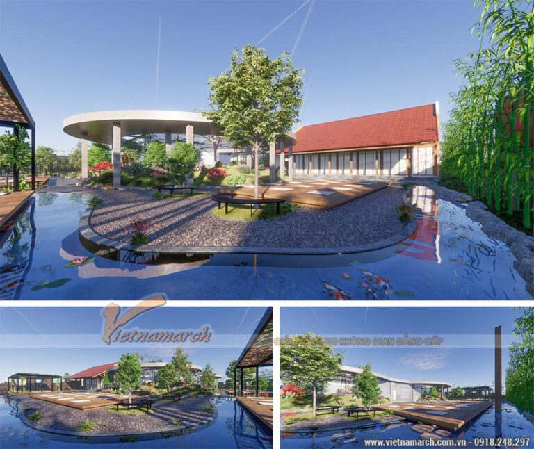 Thiết kế thiền quán hơn 3000m2 trong coworking space tại Nghi Xuân