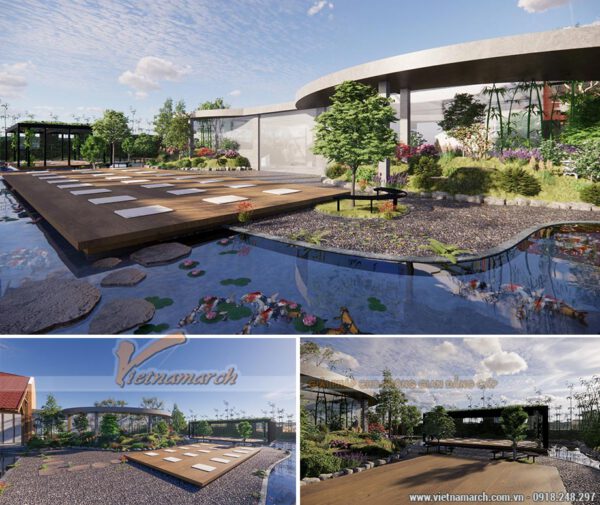 Thiết kế thiền quán hơn 3000m2 trong coworking space tại Nghi Xuân