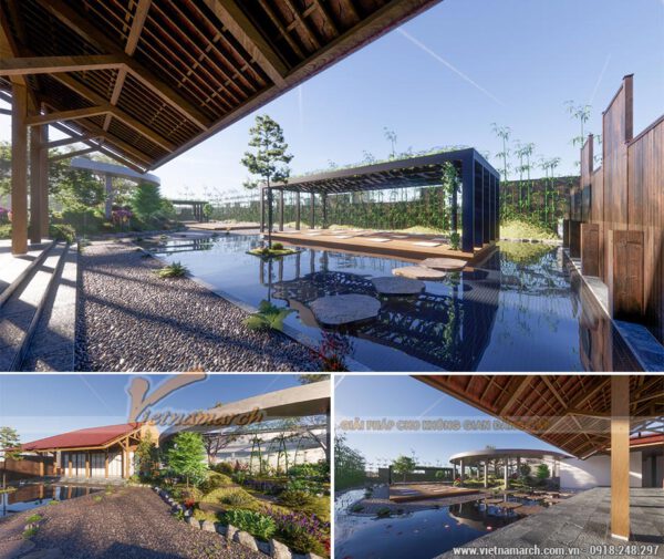 Thiết kế thiền quán hơn 3000m2 trong coworking space tại Nghi Xuân