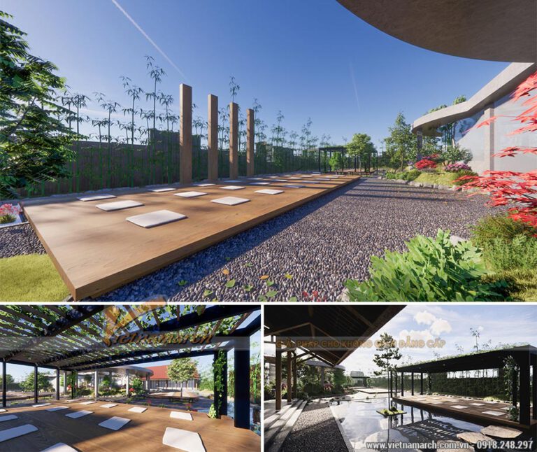 Thiết kế thiền quán hơn 3000m2 trong coworking space tại Nghi Xuân